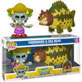 Funko Pop! SpongeBob SquarePants - Squidward & Sea Bear - Figure 2-Pac