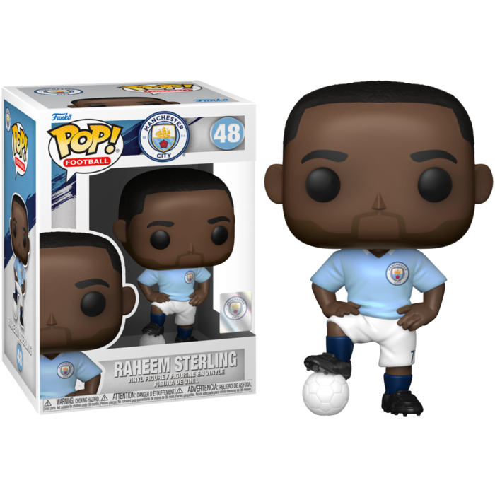 Funko Pop! EPL Football (Soccer) - Raheem Sterling Manchester City #48