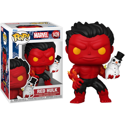 Funko Pop! Marvel - Red Hulk with Snowman (Holiday) #1439