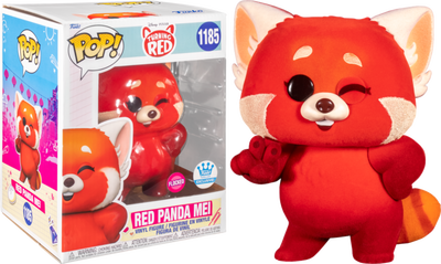 Funko Pop! Turning Red - Red Panda Mei Flocked 6" Super Sized #1185
