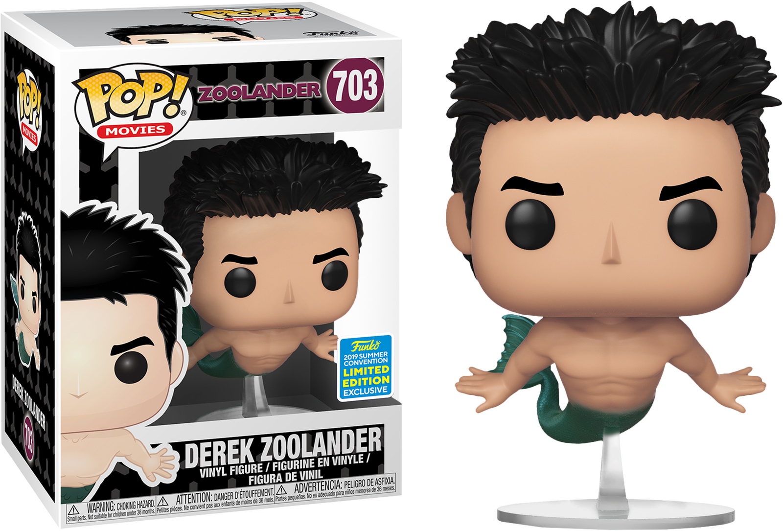 Funko Pop! Zoolander - Merman Derek #703 (2019 SDCC Exclusive)