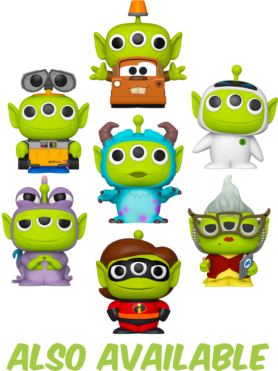 Pixar - Alien Remix Pop! Vinyl Figures | Real Pop Mania