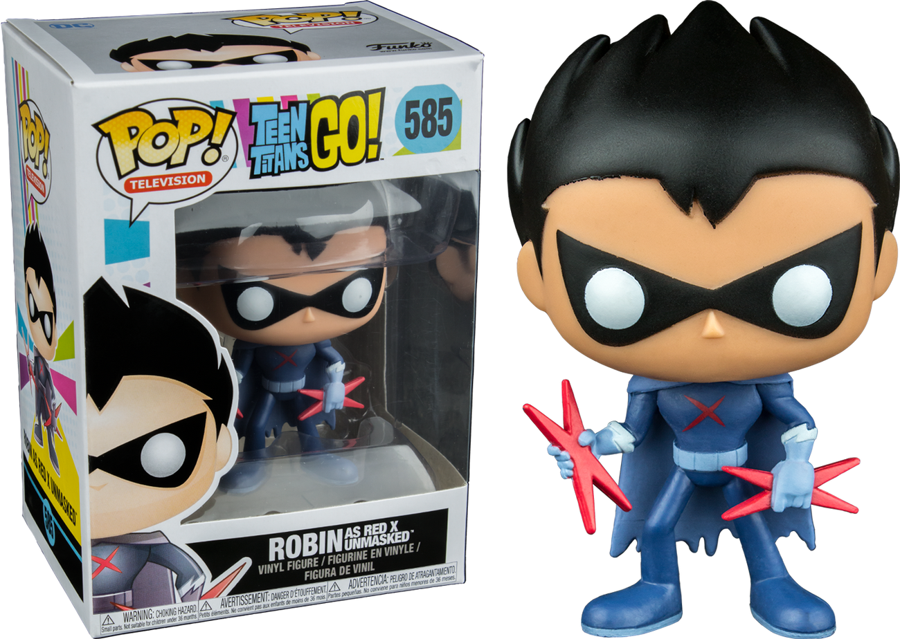 Funko Pop! Teen Titans Go! - Robin as Red X Unmasked #585